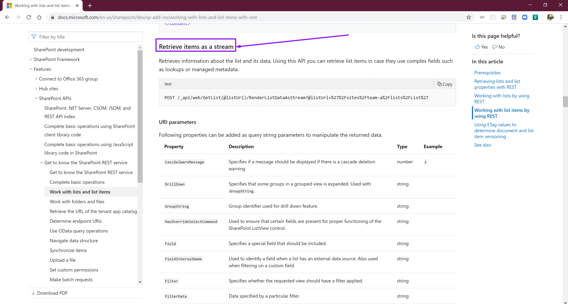 SharePoint Online retrieve list items as a stream – Quantr SharePoint Online retrieve list items as a stream – Quantr