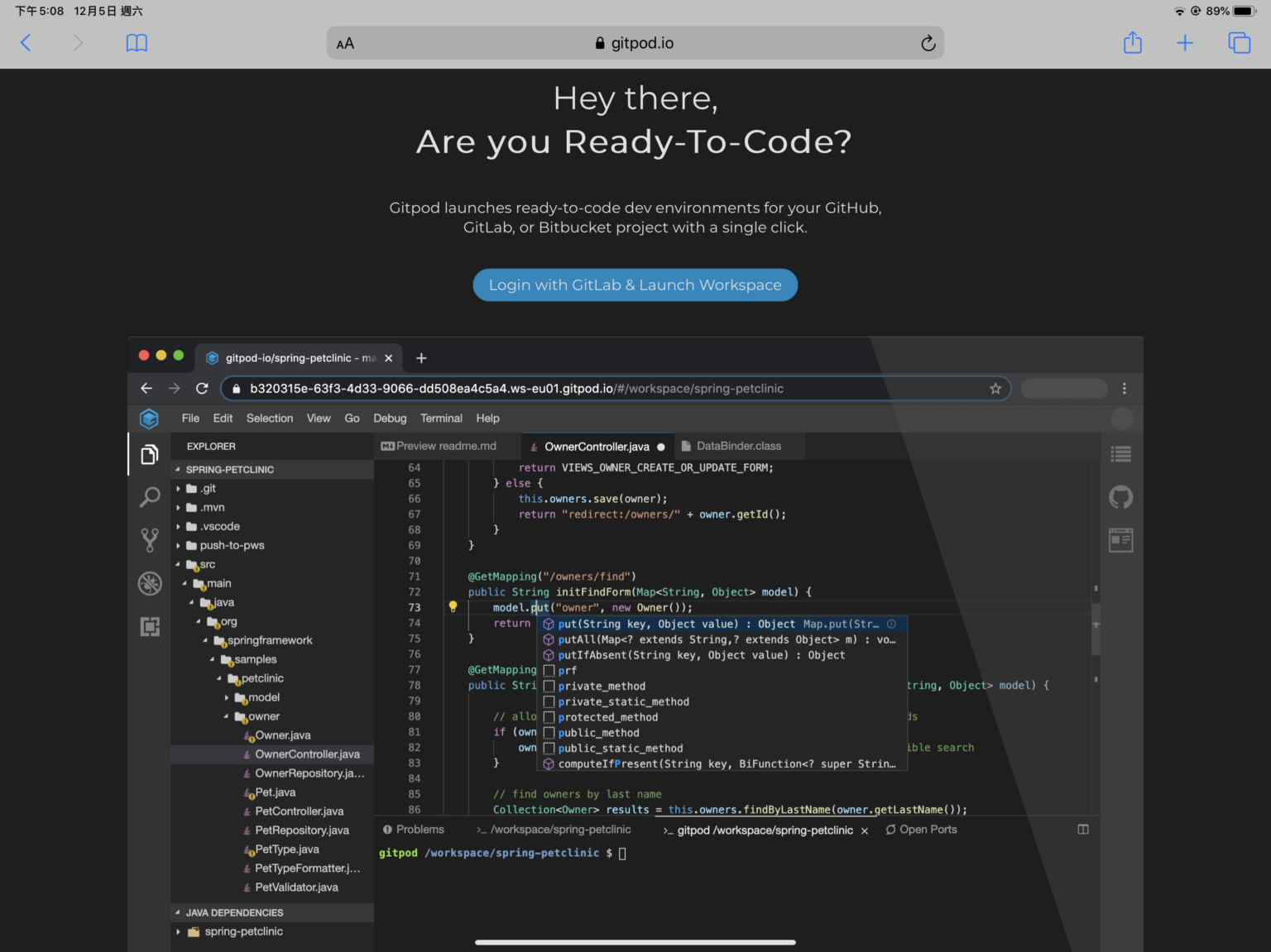 Gitlab + Gitpod is a very good online coding environment – Quantr