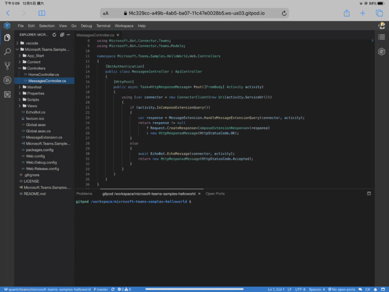 Gitlab + Gitpod is a very good online coding environment – Quantr